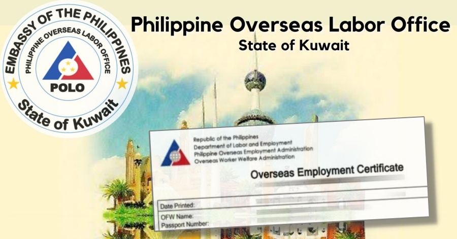 How To Apply For OEC Certificate In Kuwait Kuwait OFW